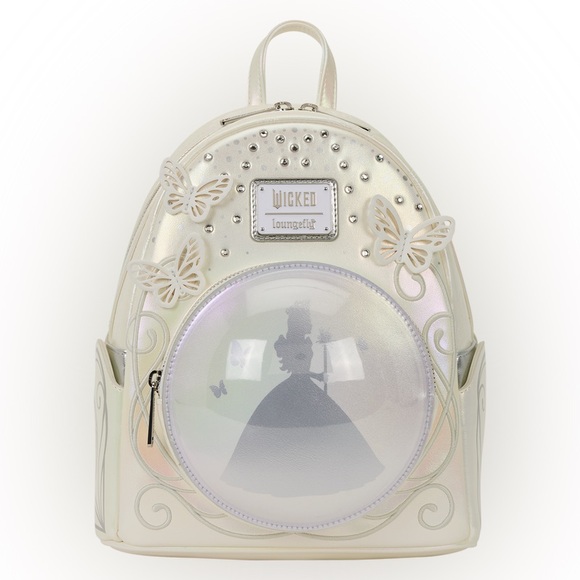 Loungefly | Bags | Loungefly Iridescent Backpack With Butterfly Details ...